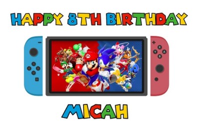 Nintendo Switch Edible Cake Topper Decoration | eBay