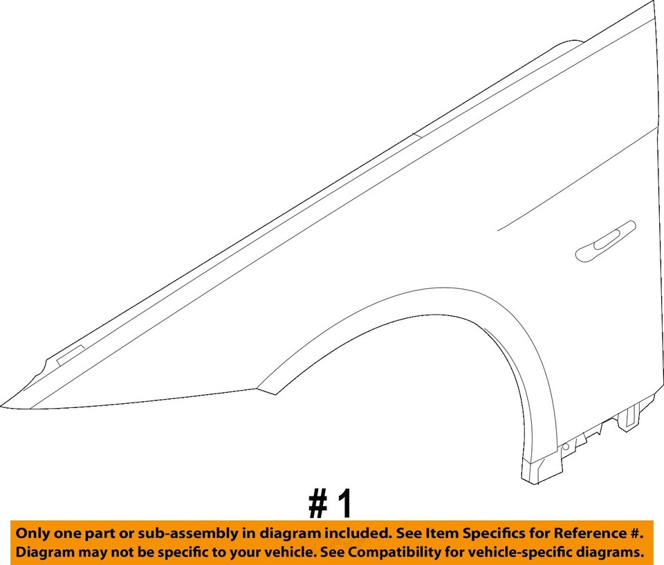 BMW OEM 07-13 328i-Front Fender Right 41357168988 | eBay