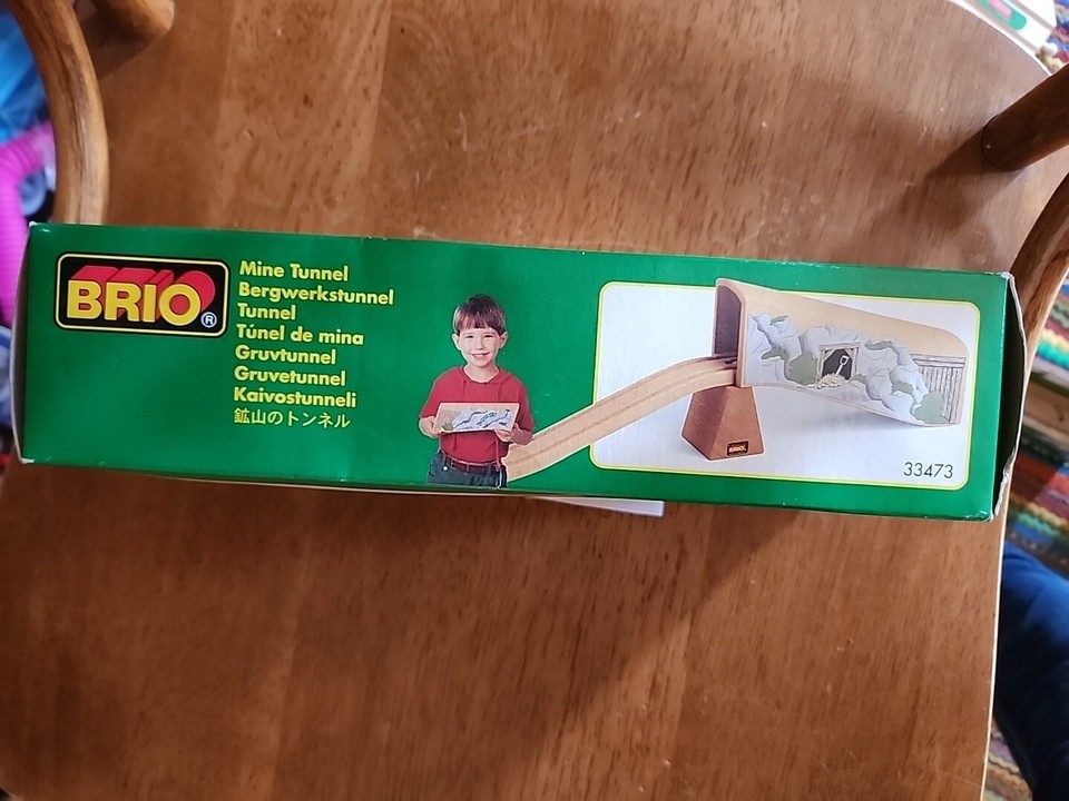 BRIO 33473 Mine Tunnel Wooden Railway Ramp Track Sweden NEW RARE | eBay