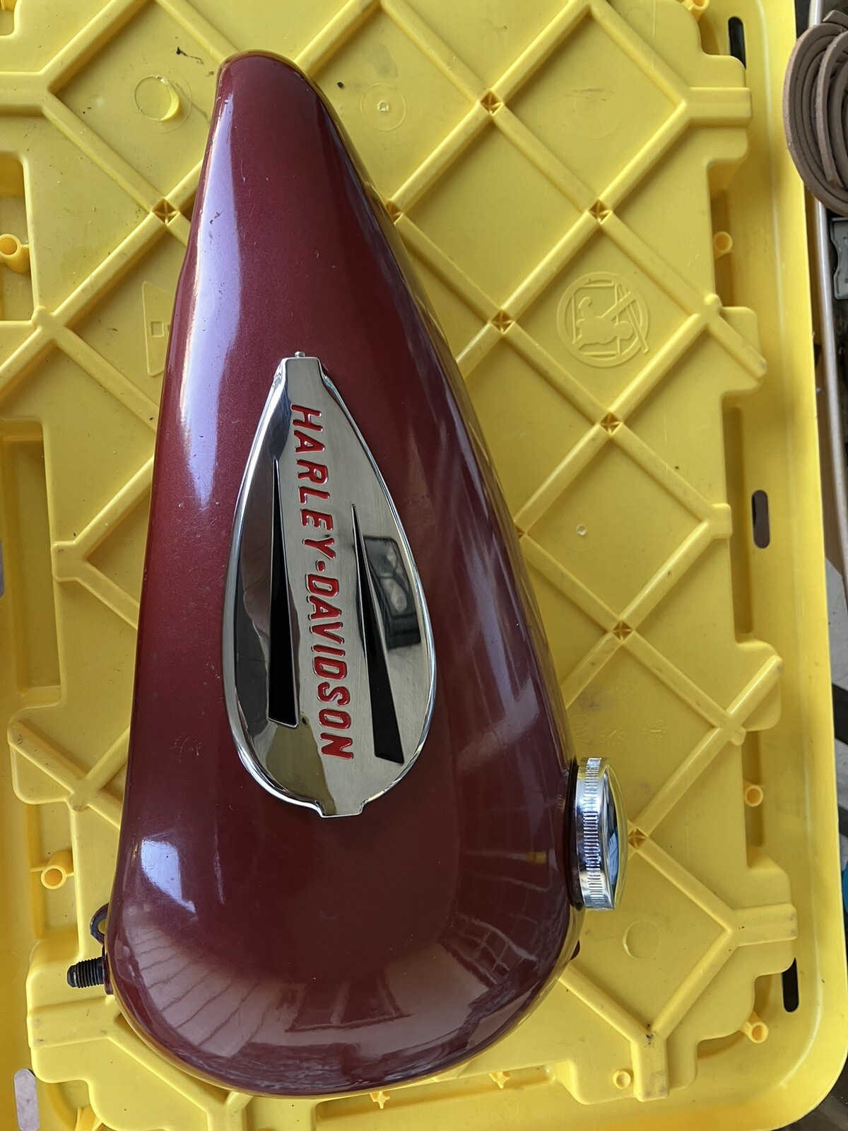 Harley Davison 3 1/2 gallon gas tanks foot shift knucklehead 1940 to 46 ...