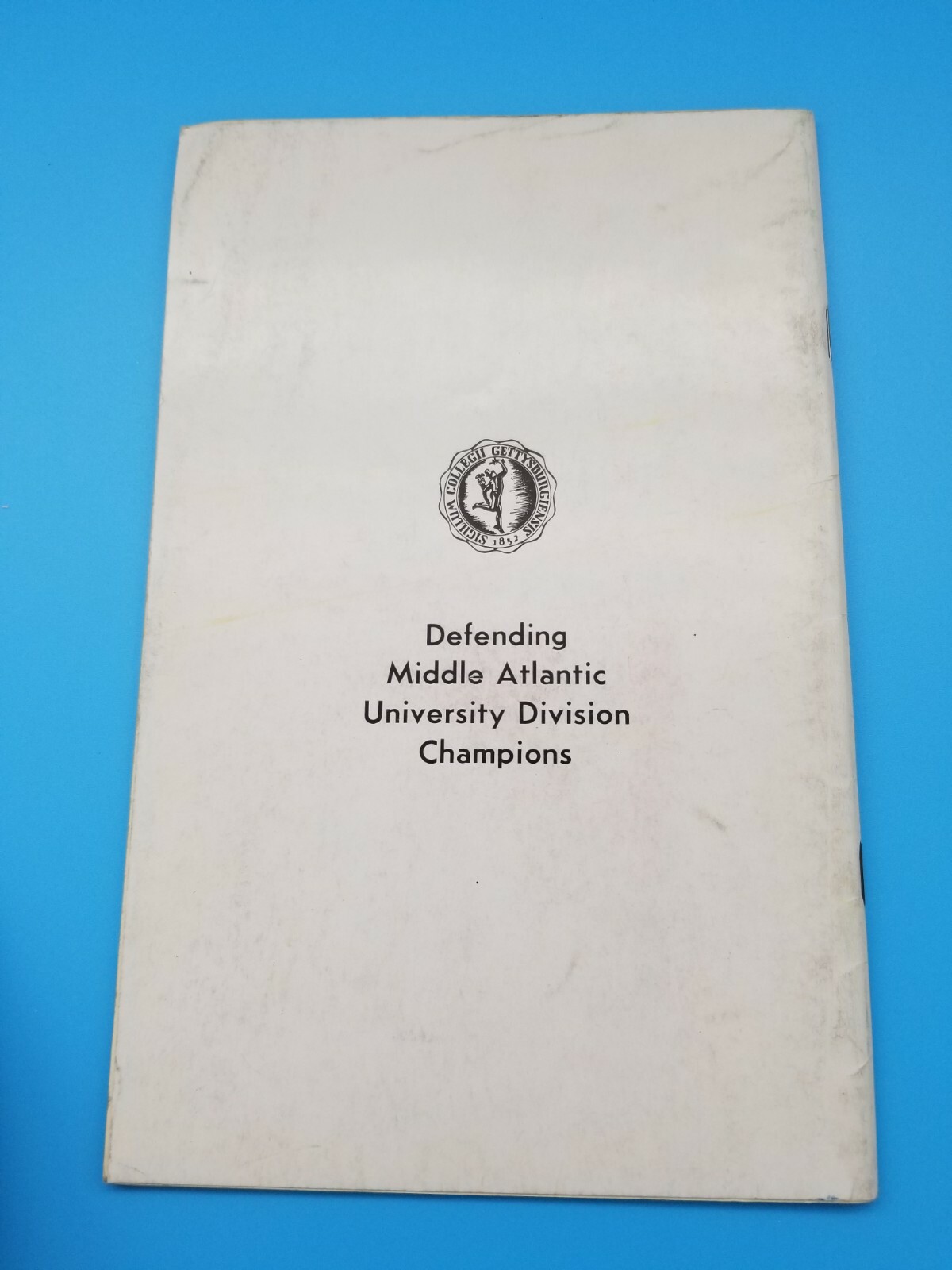 GETTYSBURG BULLETS - COLLEGE FOOTBALL MEDIA GUIDE - 1965 | eBay