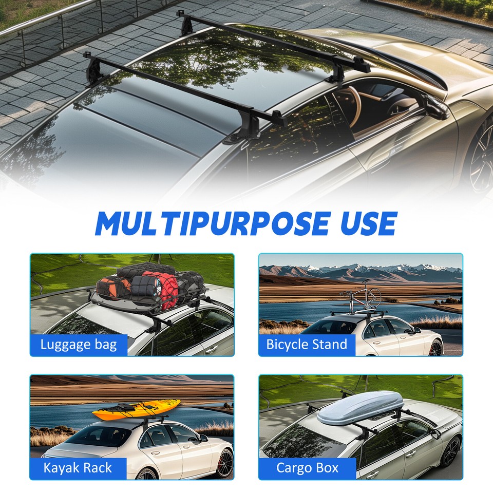 54" For MINI Cooper R53 Roof Rack Cross Bars Luggage Kayak Bike ...