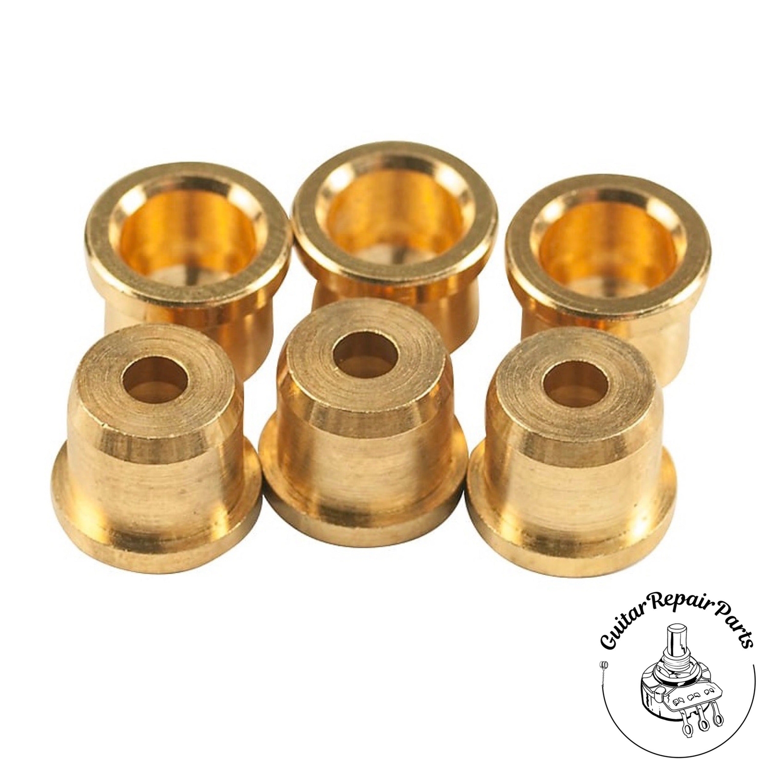 Kluson KSB115G String-Thru Ferrules For Fender Telecaster (6 pcs ...