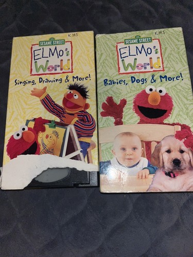 Elmos World - Singing, Drawing & More (VHS, 2000), Elmo's World (Lot Of ...