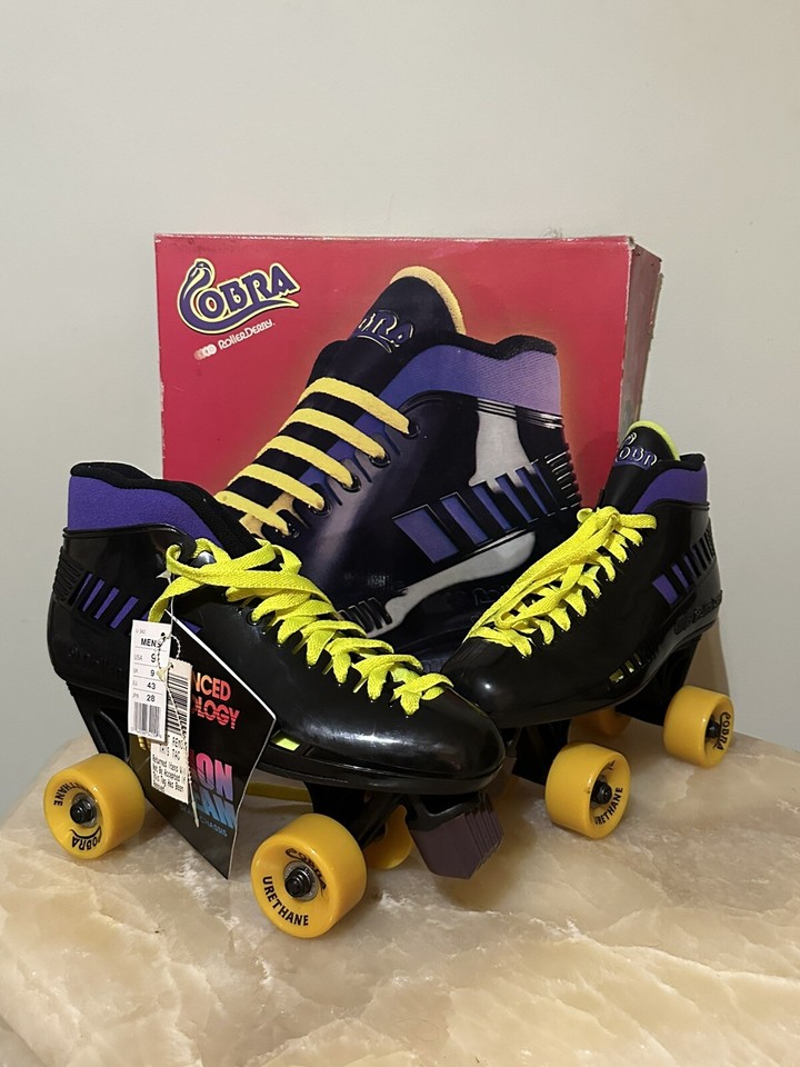 *NEW* MENS COLLECTIBLE ROLLER COBRA ROLLER DERBY SKATES TORSION BEAM ...