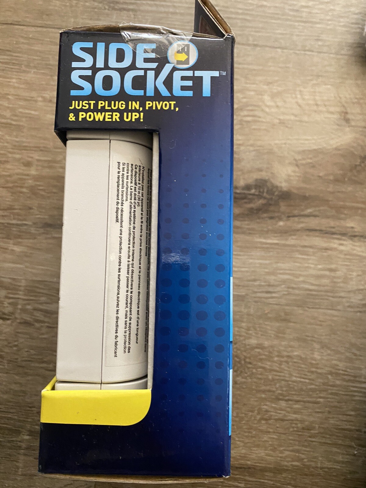 SIDE SOCKET 6 OUTLET POWER STRIP WHITE SURGE PROTECTOR for sale online ...