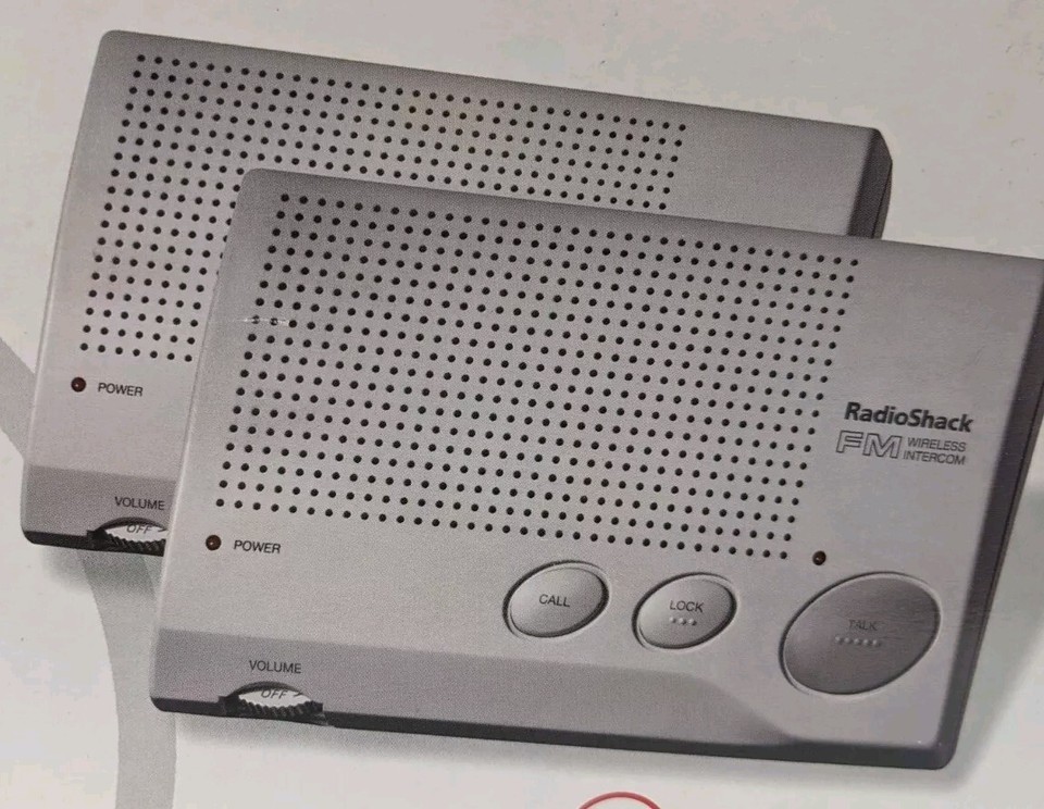 RadioShack 2-Channel FM Home Security Wireless Intercom System 43-491 ...