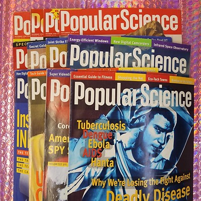 1996 Popular Science Magazine Lot Complete Full Year Vintage Print Ads ...