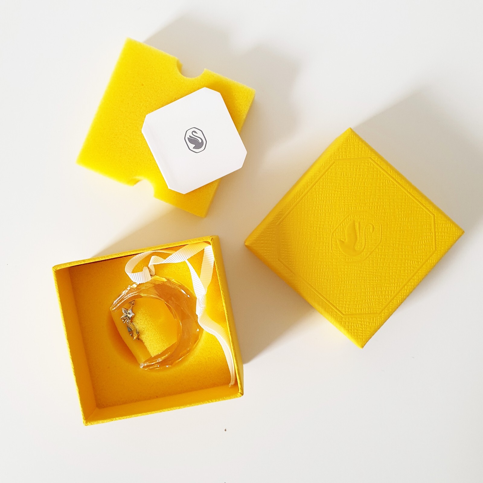 Swarovski Crystal Holiday Ornament Magic Moon Star 2024 White 5686616 ...