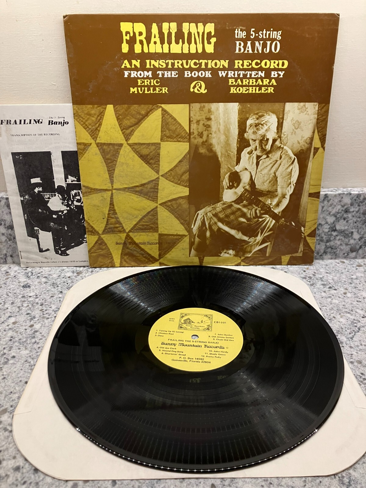 Eric Muller – Frailing The 5-String Banjo ; 1974 LP W/BOOKLET VG+ | eBay