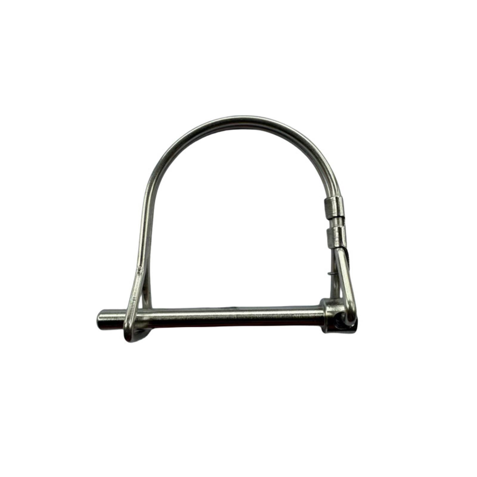 Safety Coupler Pin Heavy Duty D Shaped Pin 316 Stainless Steel Wire ...