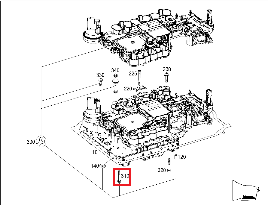 NEW GENUINE MERCEDES BENZ 722.9 GEARBOX SUMP PAN BOLTS X6 A0049903512 ...