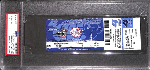 2004 ALCS AL Championship Series FULL Ticket 7 Boston Red Sox BEAT ...