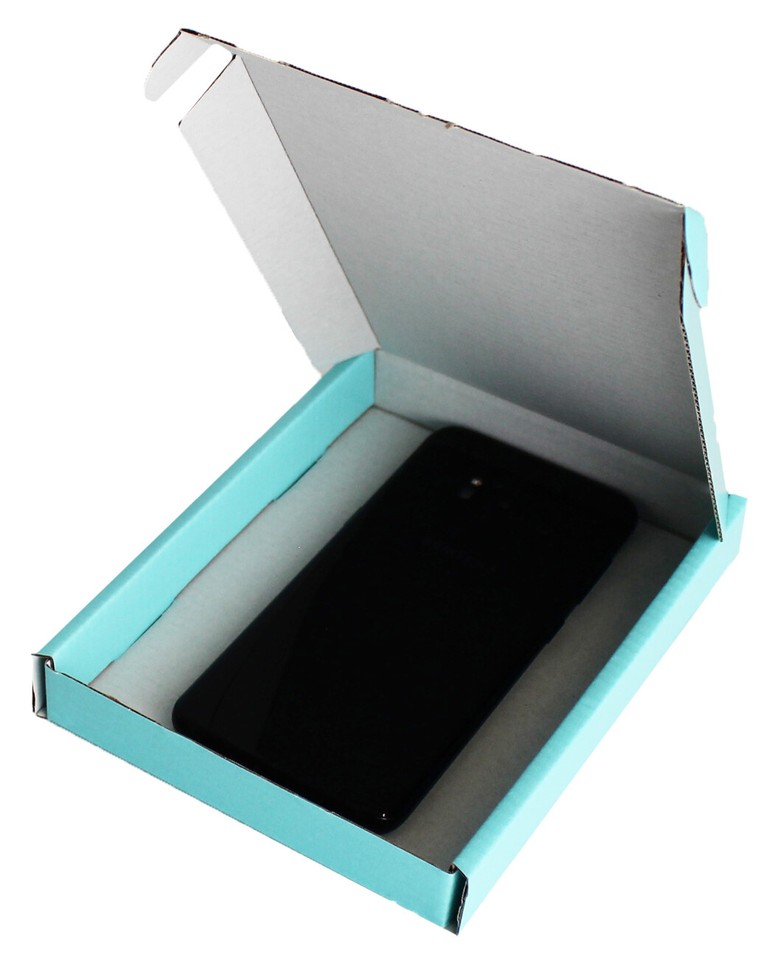 SATIN LIGHT BLUE MINI A6 A5 A4 PIP BOXES LARGE LETTER SHIPPING BABY ...