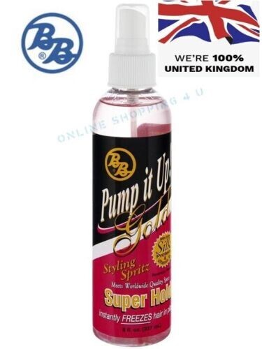 Bronner Brothers Pump It Up Spritz Gold Super Hold BB Pump Styling Freezes Hairs | eBay UK