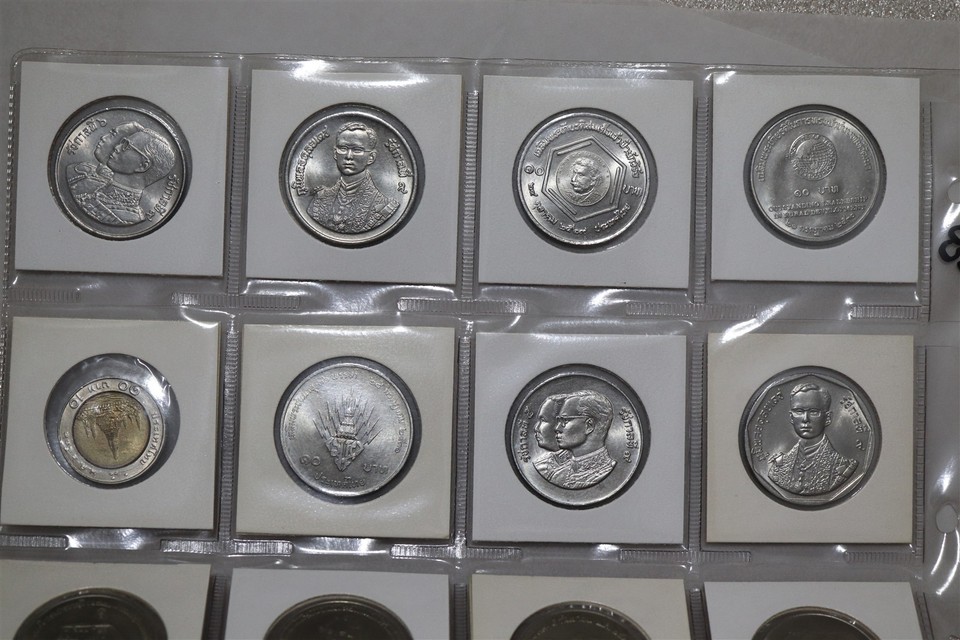 🧭 🇹🇭 THAILAND 10 BAHT - 20 COINS COLLECTION UNC B84 #28 | eBay