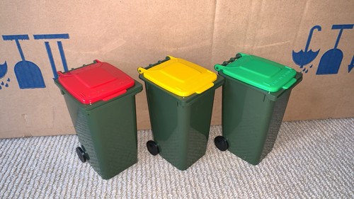 Mini Replica Collectable Mastec 240l Wheelie Bin Australian Standard ...