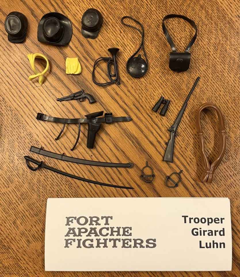 Marx Johnny West Fort Apache Fighters Marxman CXR Cavalry Trooper ...