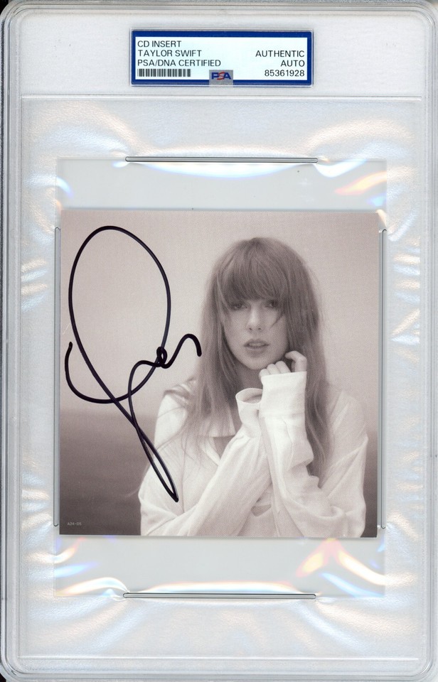 Signed TAYLOR SWIFT Autographed TTPD Tortured Poets Department Photo ...