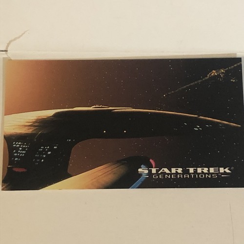 Star Trek Generations Widevision Trading Card 16 Patrick Stewart ...