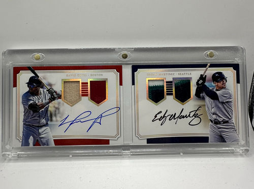 David Ortiz & Edgar Martinez 2017 NT Signature Dual Material Auto ...