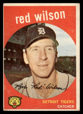 1959 Topps Red Wilson #24 Detroit Tigers Baseball Card | eBay
