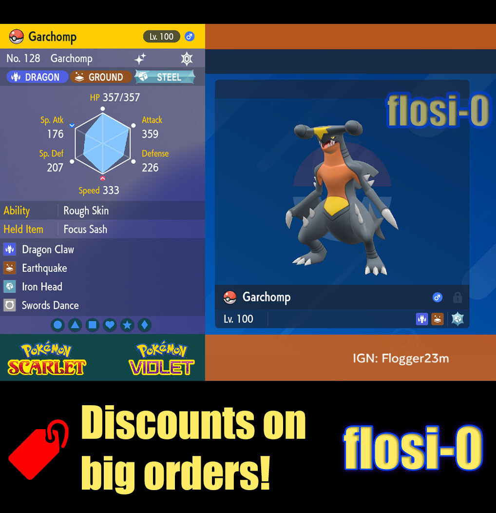 Shiny Garchomp Shiny Garchomp (Pokemon Scarlet & Violet) (Nintendo