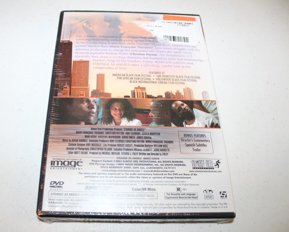 Strange as Angels (Brand New DVD, 2005) Marie Francoise Theodore ...