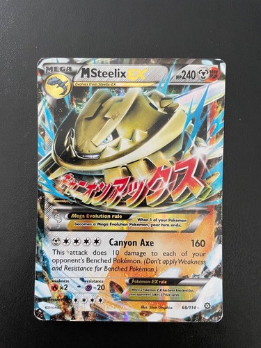Pokémon TCG Mega-Steelix-EX 68/114 Holo Holo Rare EX | eBay