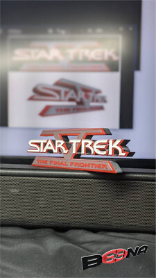 Star Trek 5 The Final Frontier Logo Display Sign | eBay