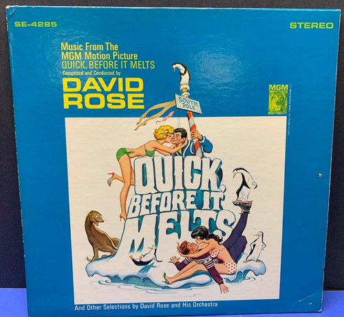 QUICK BEFORE IT MELTS - DAVID ROSE - MUSIC FROM THE FILM - RARE MGM ...