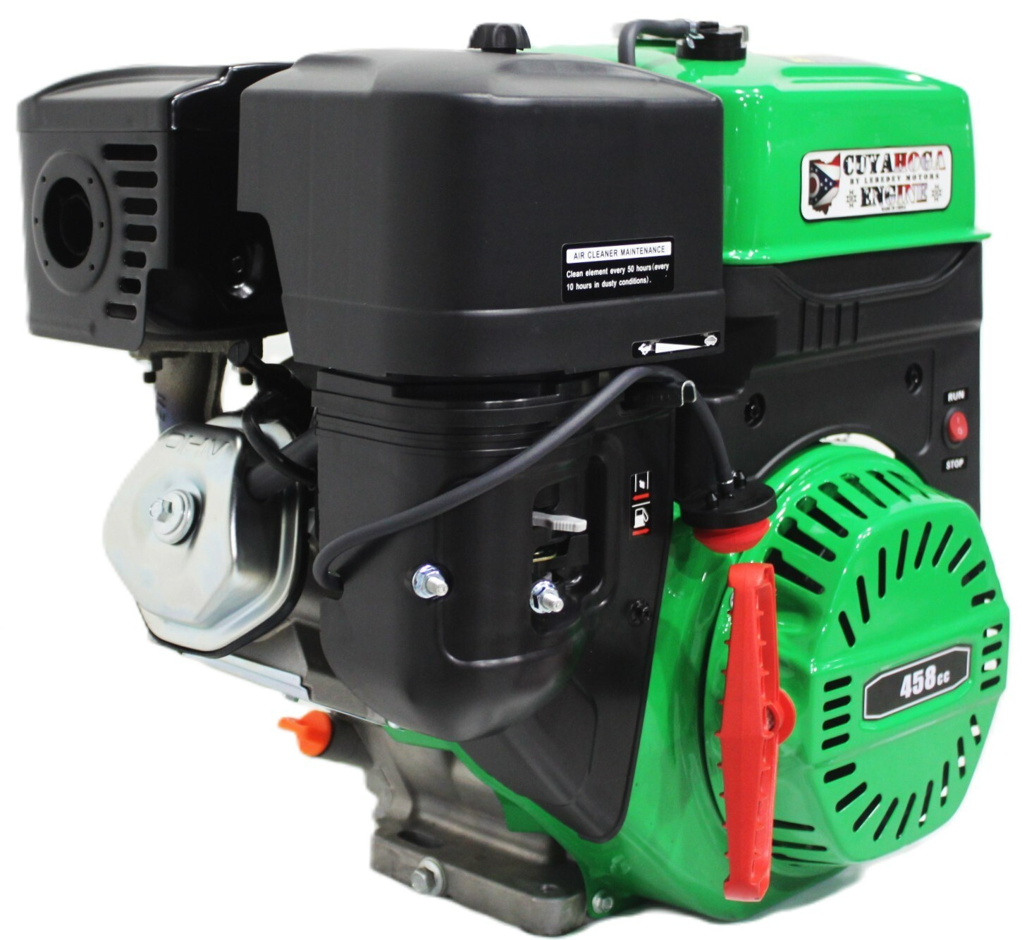 CUYAHOGA ENGINE 18HP 460cc 1" Recoil Start GENERATOR 16A/200W GAS GO ...