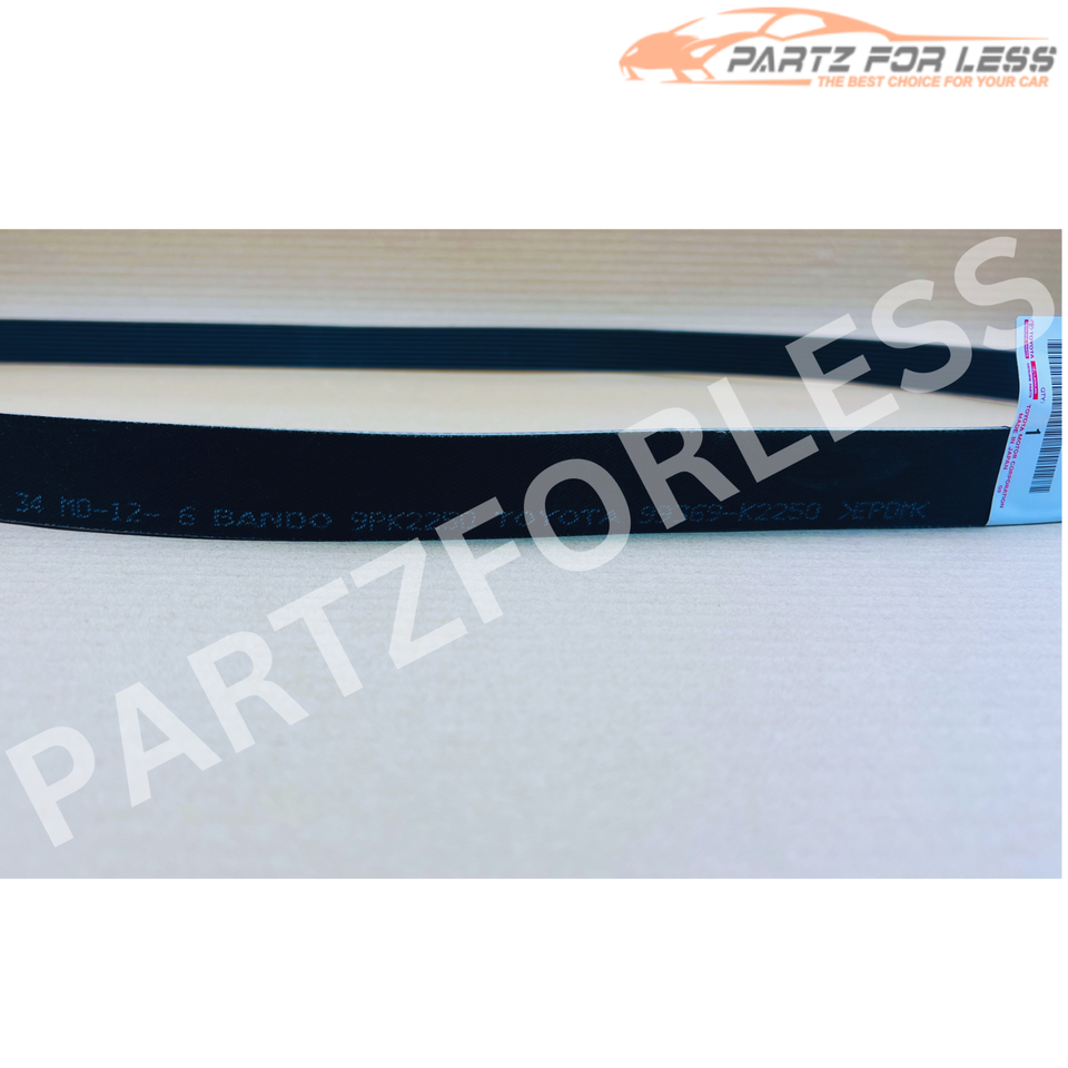 99369-K2250 TOYOTA GENUINE BELT, V(FOR FAN & ALTERNATOR) 99369K2250 NEW ...