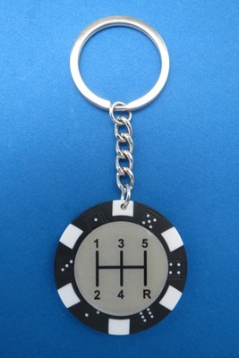 5 SPEED PATTERN #2 POKER CHIP DICE KEYRING KEY RING CHAIN #512 | eBay