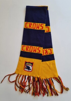 Adelaide Crows Football AFL Footy Scarf vintage retro | eBay Australia
