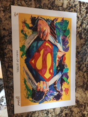 SUPERMAN LIMITED EDITION ORIGINAL ART PRINT SIGNED BY ARTIST WINFORD 48 ...