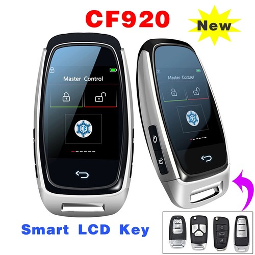 Upgrade Smart LCD Remote Key Fob for All Car Models with one-key start ...