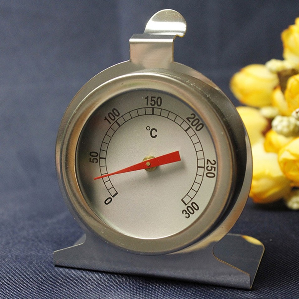 2 Pcs Stainless Steel Cooking Thermometer Oven Dial Baking Thermometer ...