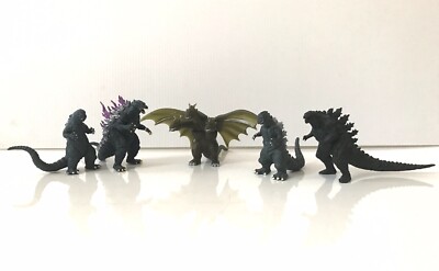 GODZILLA Gashapon Bandai Figures 1954, 1964, 2000, 2001, 2017 Godzilla ...