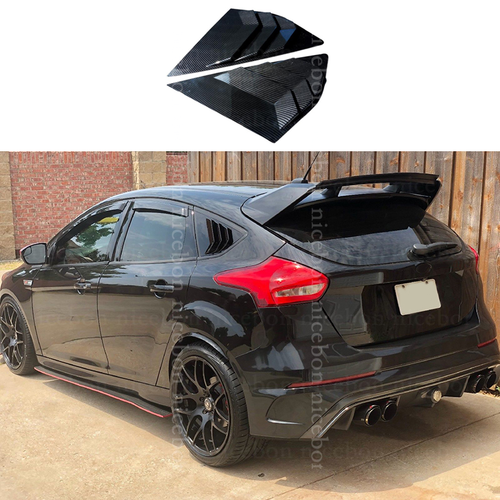 fit for Ford Focus ST RS Hatchback Carbon fiber color Window Side ...