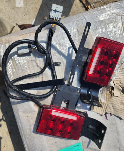 Weldon Combination Lights Assembly, with License Plate holder & Wire ...
