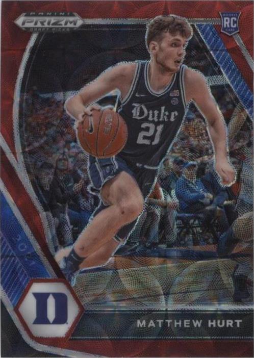 2021-22 Panini Prizm Draft Picks - Matt Hurt #34 Choice Red Prizm /88 ...