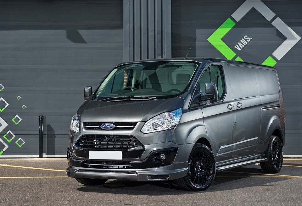 16" Black T Sport Alloy Wheels For Ford Transit Custom Sport + All ...