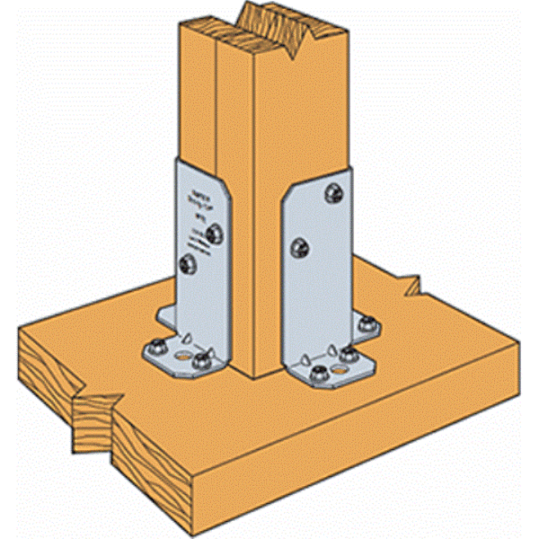 Simpson Strong-tie TV207230 Retrofit Steel Post Base for sale online | eBay