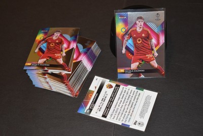 Nicola Zalewski *19 card LOT* 2023-24 Topps UEFA Finest AS Roma Poland ...