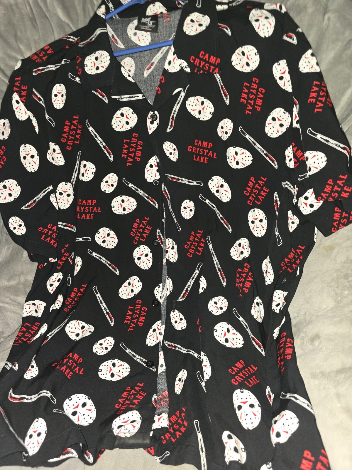 Friday The 13th Jason Voorhees Mask & Weapons Button-… - Gem