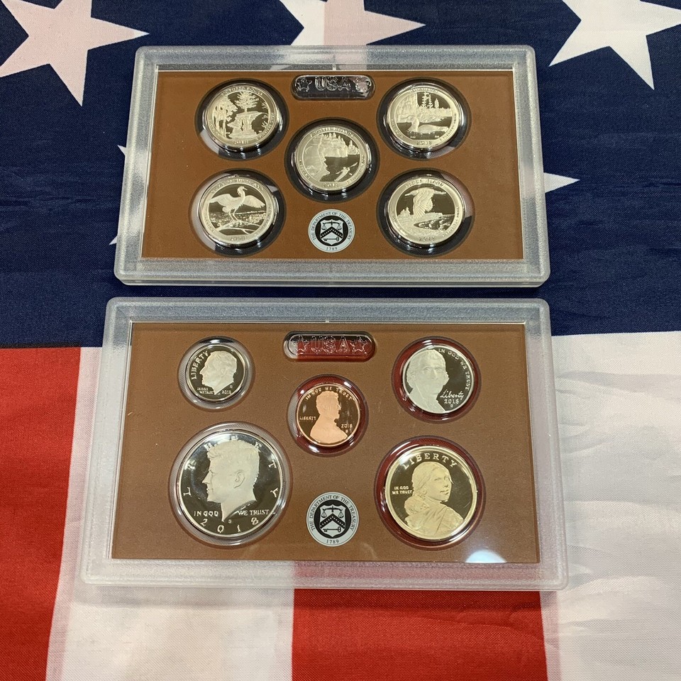 2018 Proof Set. 10-coin set. CLAD | eBay