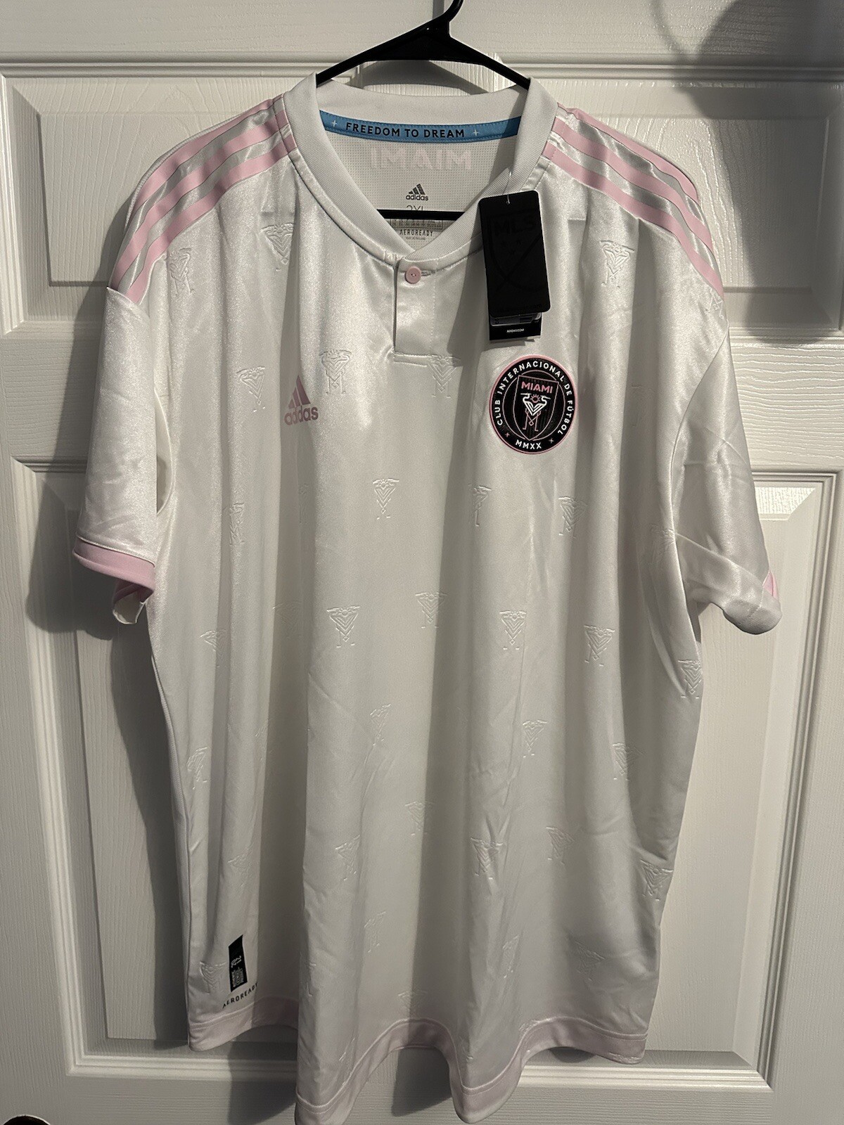Inter Miami 2021 Adidas Authentic Home White Jersey Men 2XL | eBay