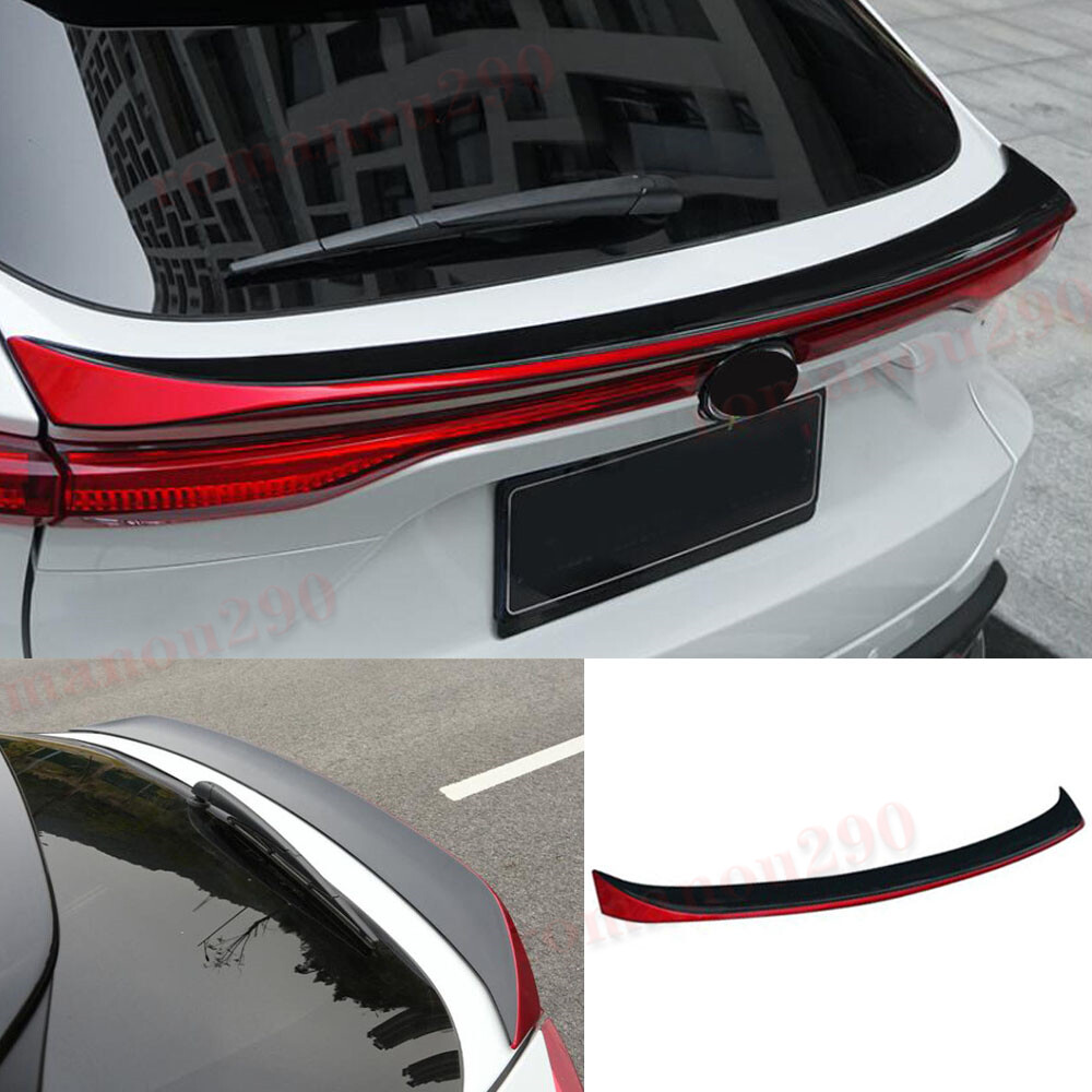 For Toyota Venza 2021-2023 Glossy Black & Red Rear Tail Trunk Door ...