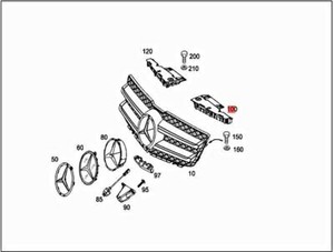 Genuine MERCEDES X204 GLK-CLASS X204 Support 2048850436 | eBay